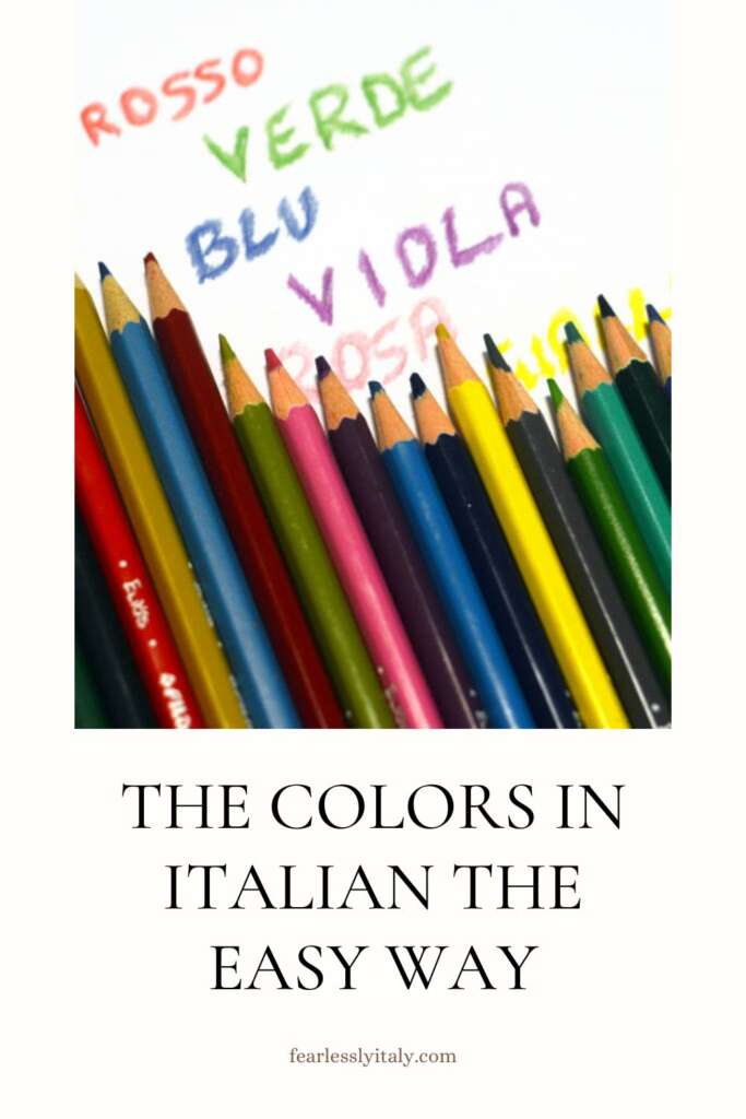 Colors in Italian - An Easy Guide: Pronunciation + Examples