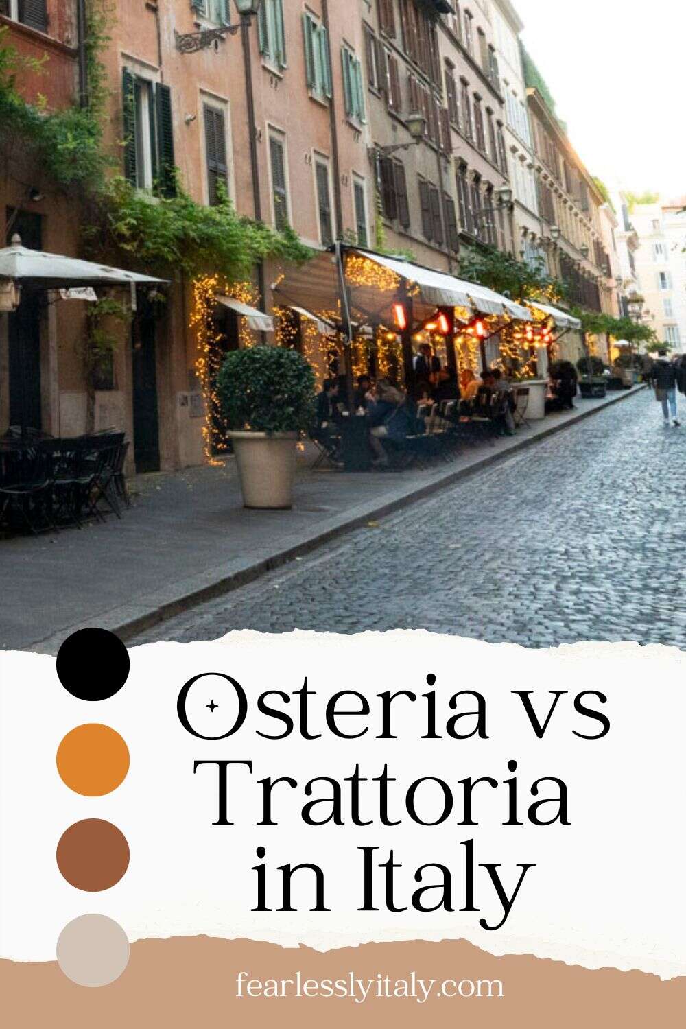 Osteria vs Trattoria - How to Choose a Restaurant in Italy